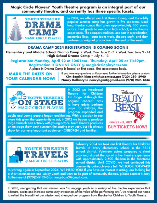 Newsletter – Magic Circle Players